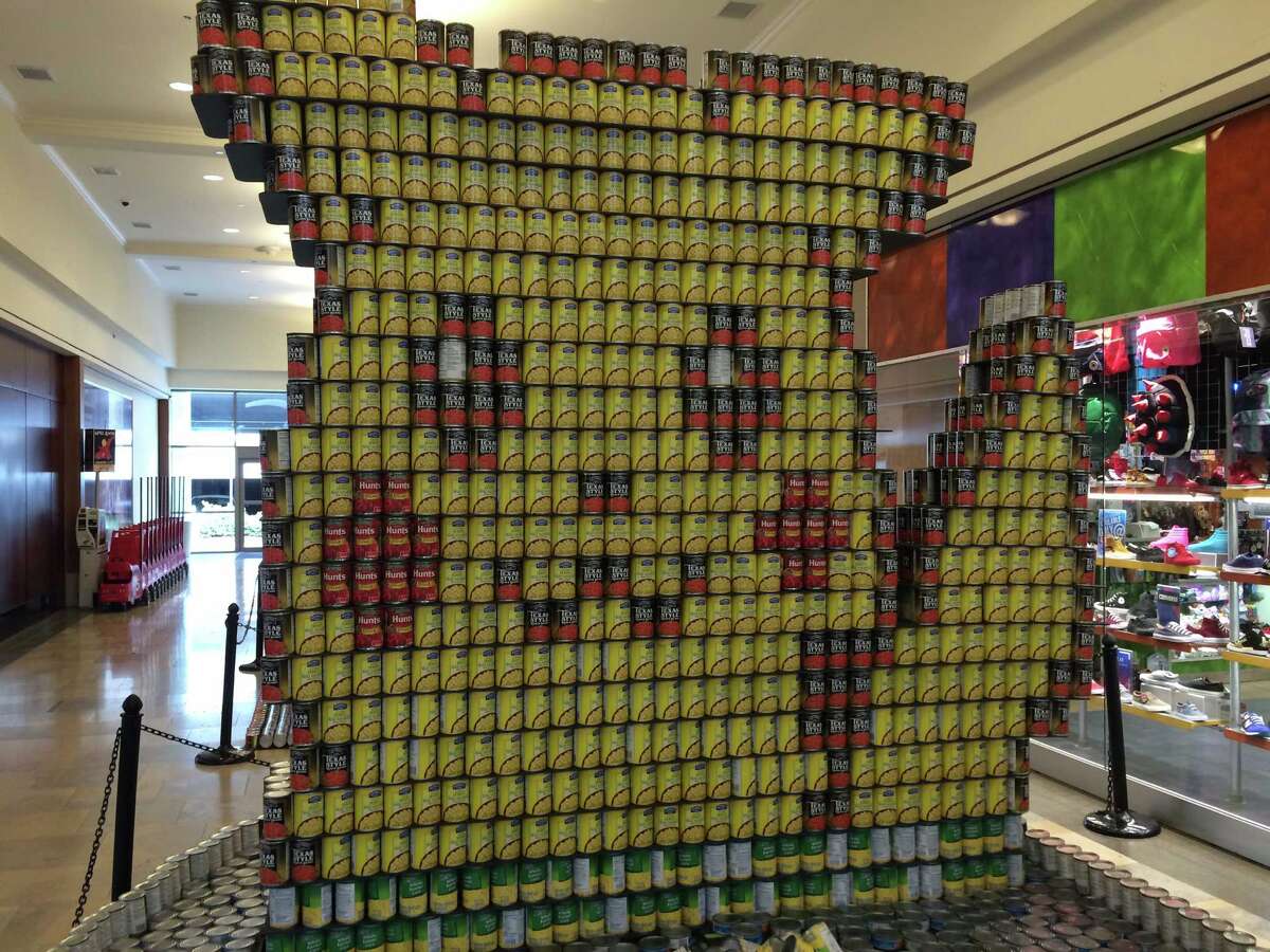 Koi-of-cans wins top prize at North Star Mall’s Canstruction