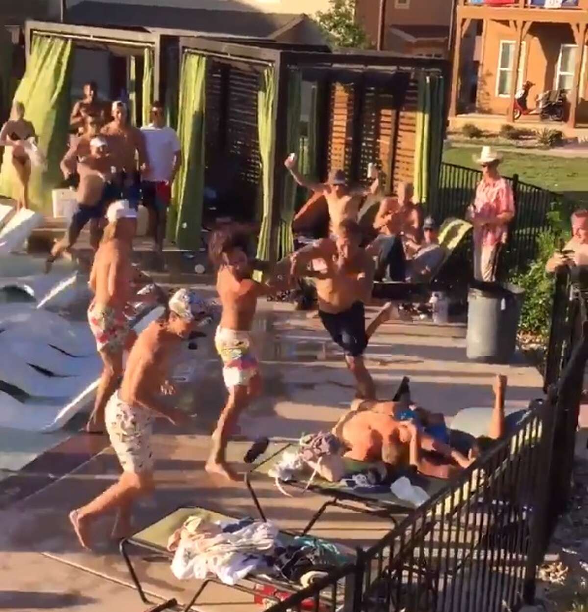 Video: College pool party brawl in San Marcos goes viral