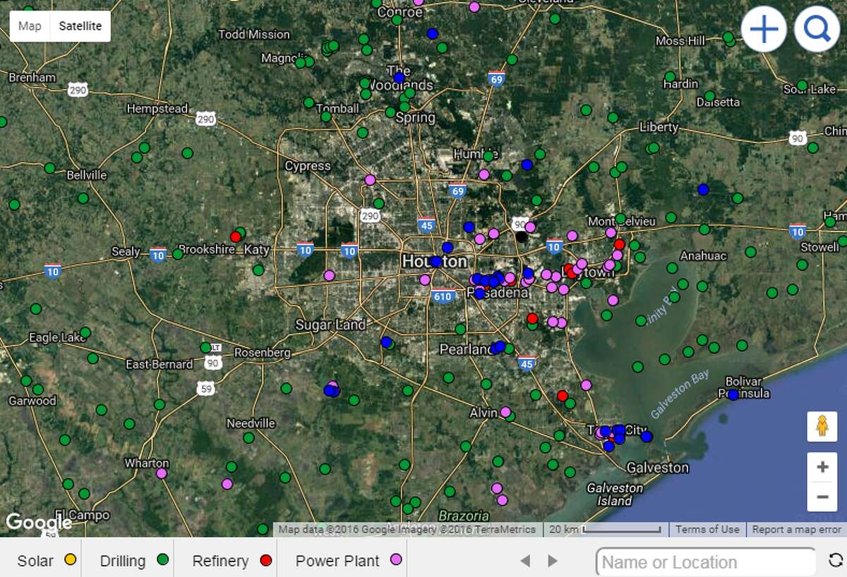 How many oil fields are actually in Houston?