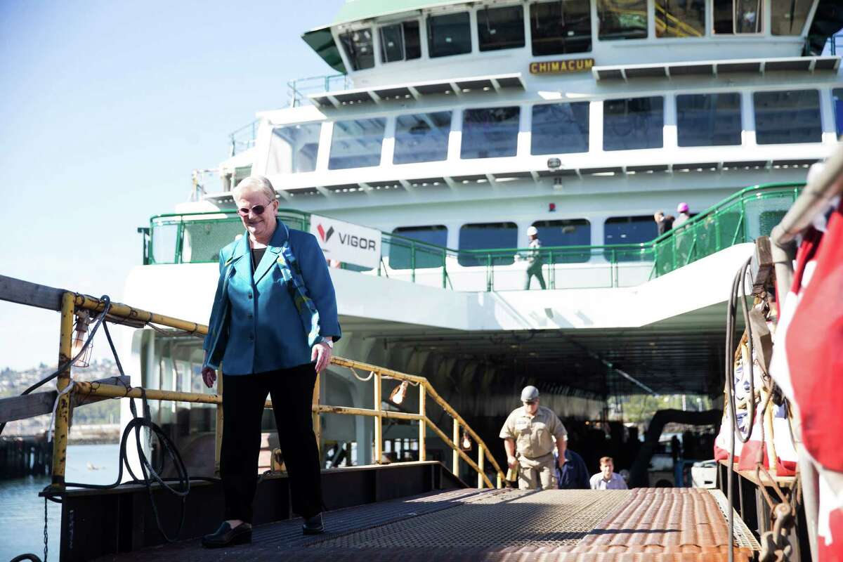 Boarding soon: State christens newest ferry, set for Bremerton run next ...