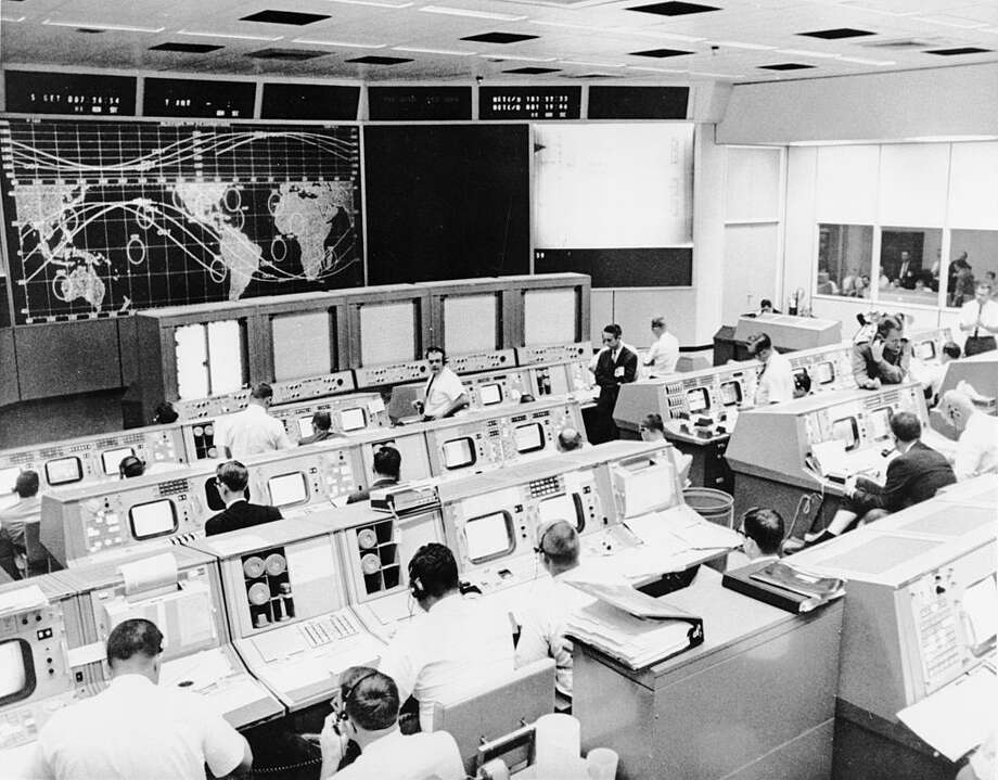 Former NASA flight director Gene Kranz, Space Center Houston near goal ...