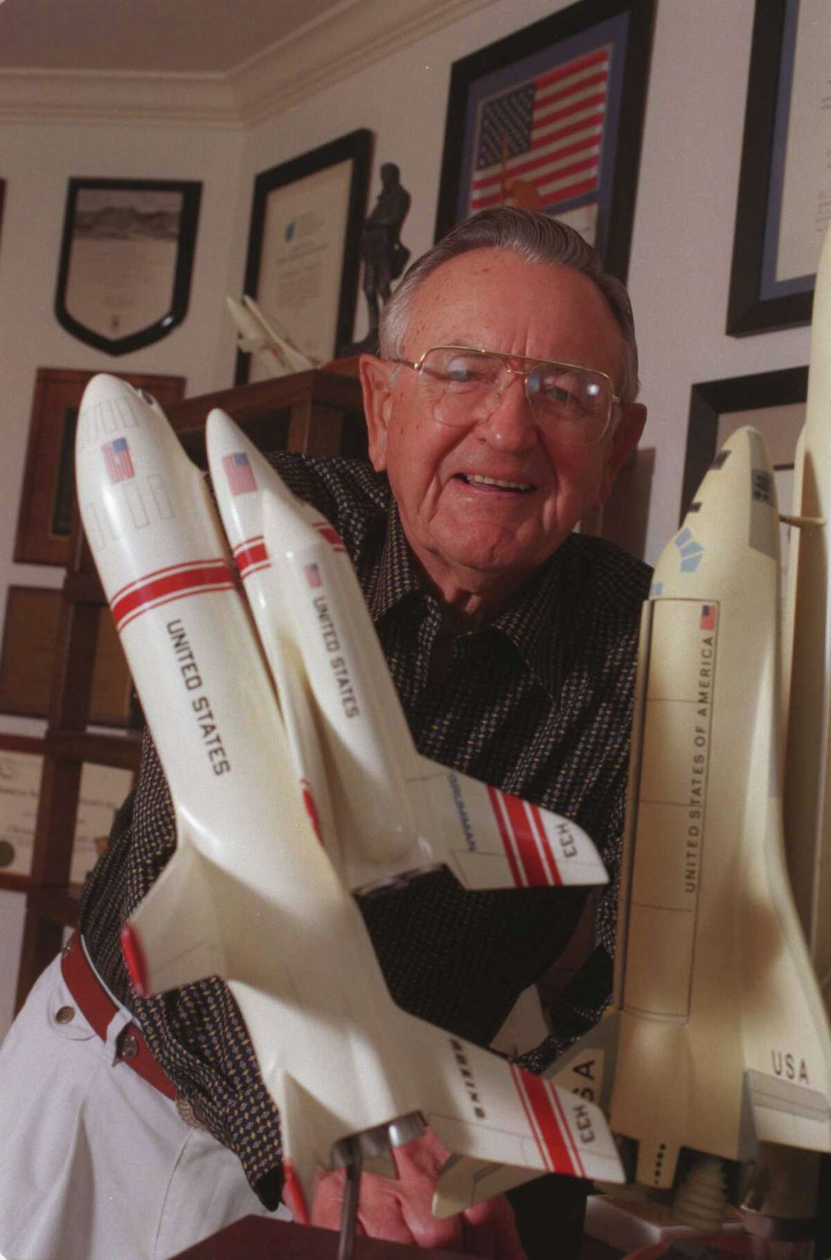 At Mission Control, Chris Kraft guided astronauts from launch to landing