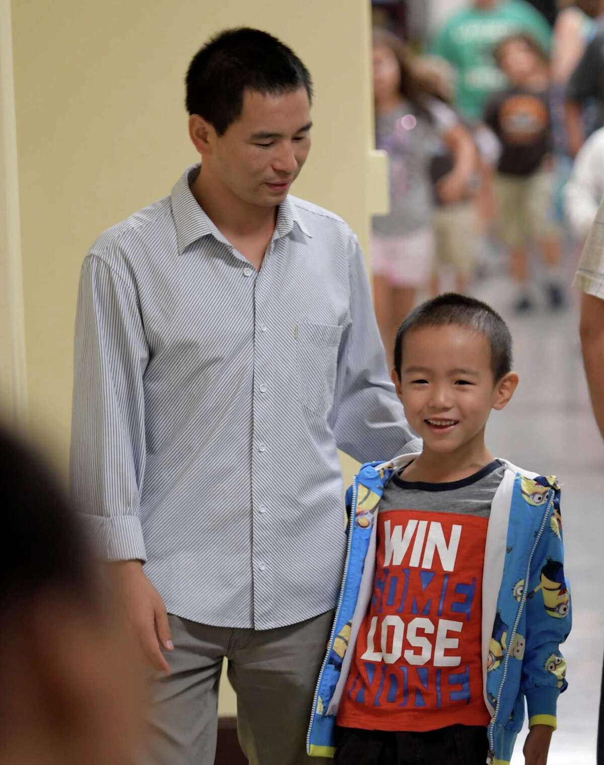 Troy schools join Dads Take Your Child to School Day