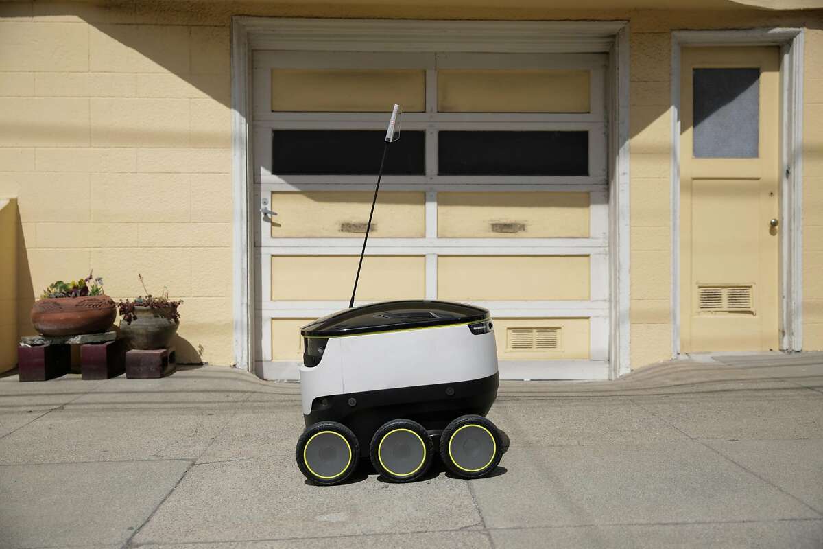 Starship robots try out deliveries on SF sidewalks