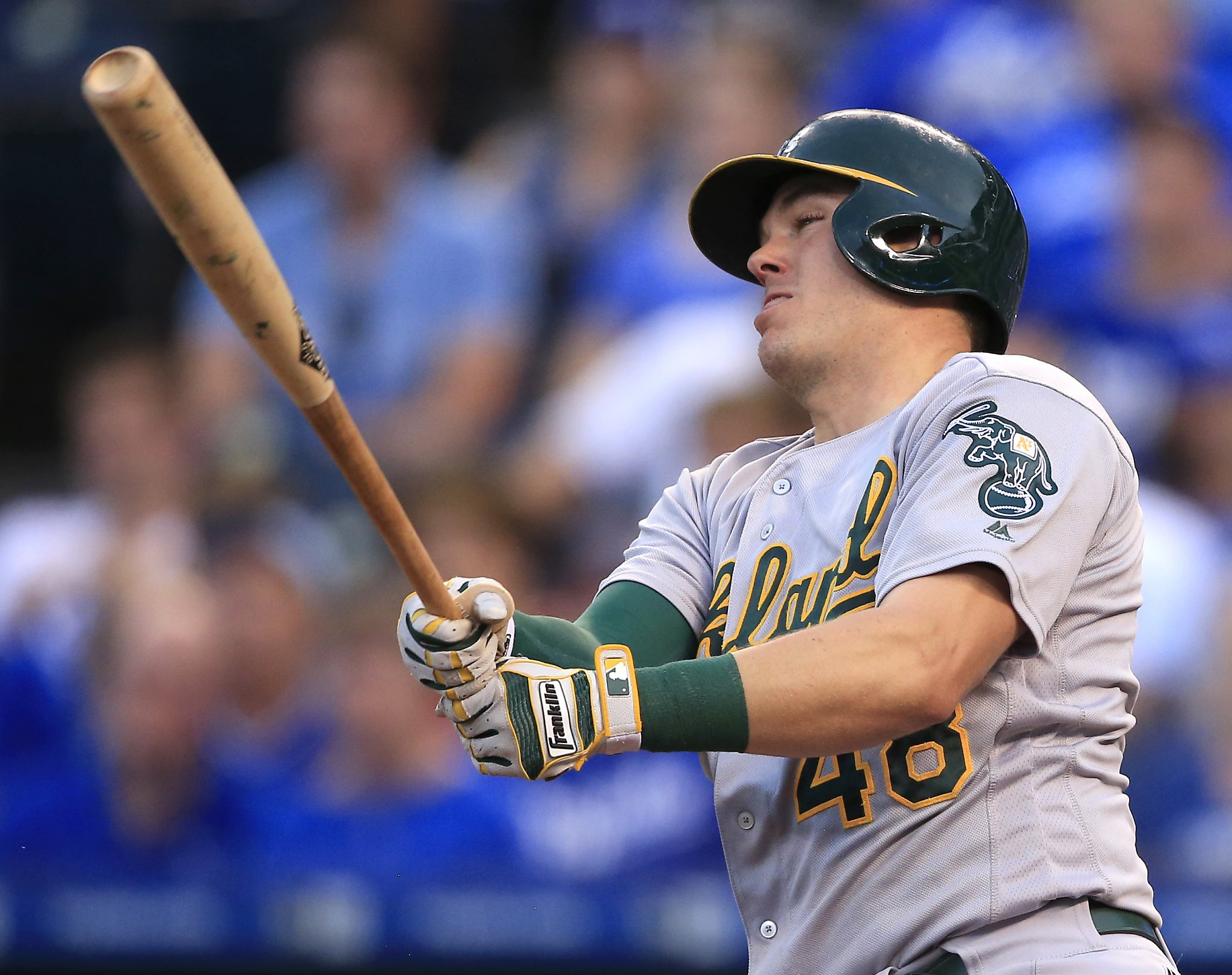 Should A’s Ryon Healy be in Rookie of Year mix with Yankees’ Gary Sanchez?