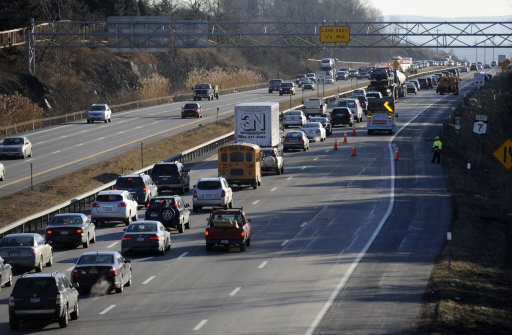 Route 7 reopens after crashes near Northway