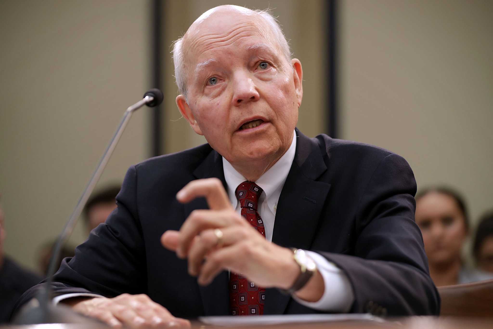 IRS chief says he should keep job