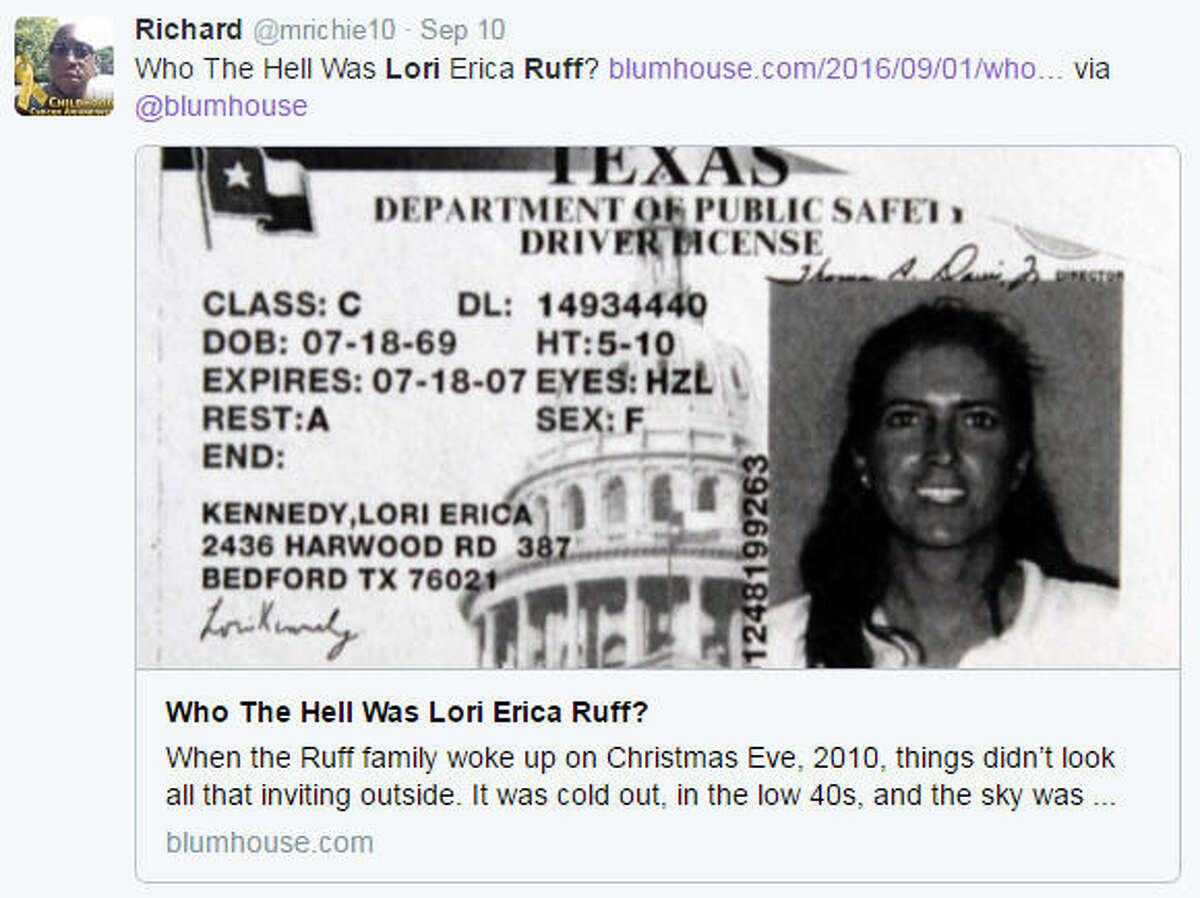 Mystery woman: After 30 years and a suicide, Lori Ruff's real identity ...