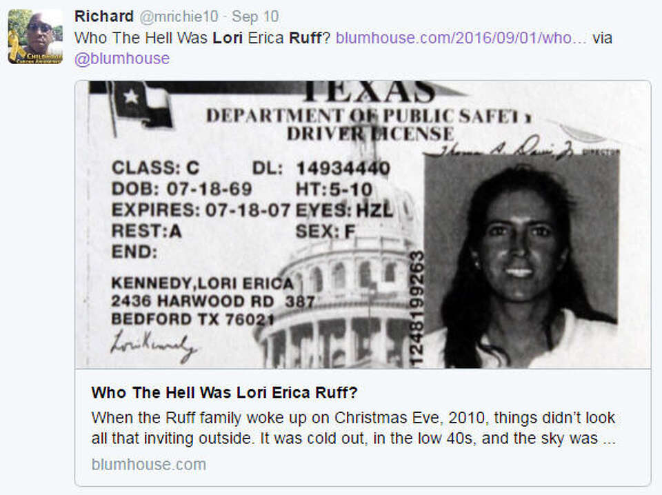 Mystery woman: After 30 years and a suicide, Lori Ruff's real identity ...