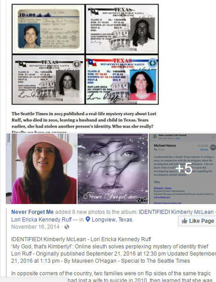 Mystery woman: After 30 years and a suicide, Lori Ruff's real identity ...