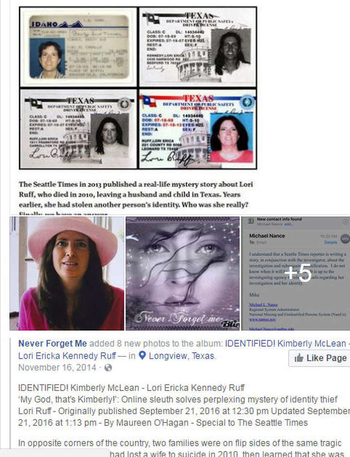 Mystery woman: After 30 years and a suicide, Lori Ruff's real identity ...