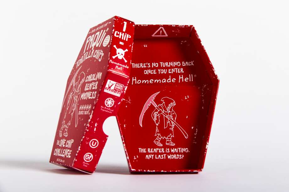 Spicy tortilla chip is so spicy it's sold as one, single chip inside a ...