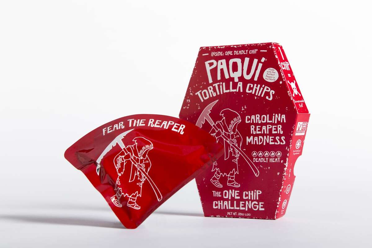 Spicy tortilla chip is so spicy it's sold as one, single chip inside a ...