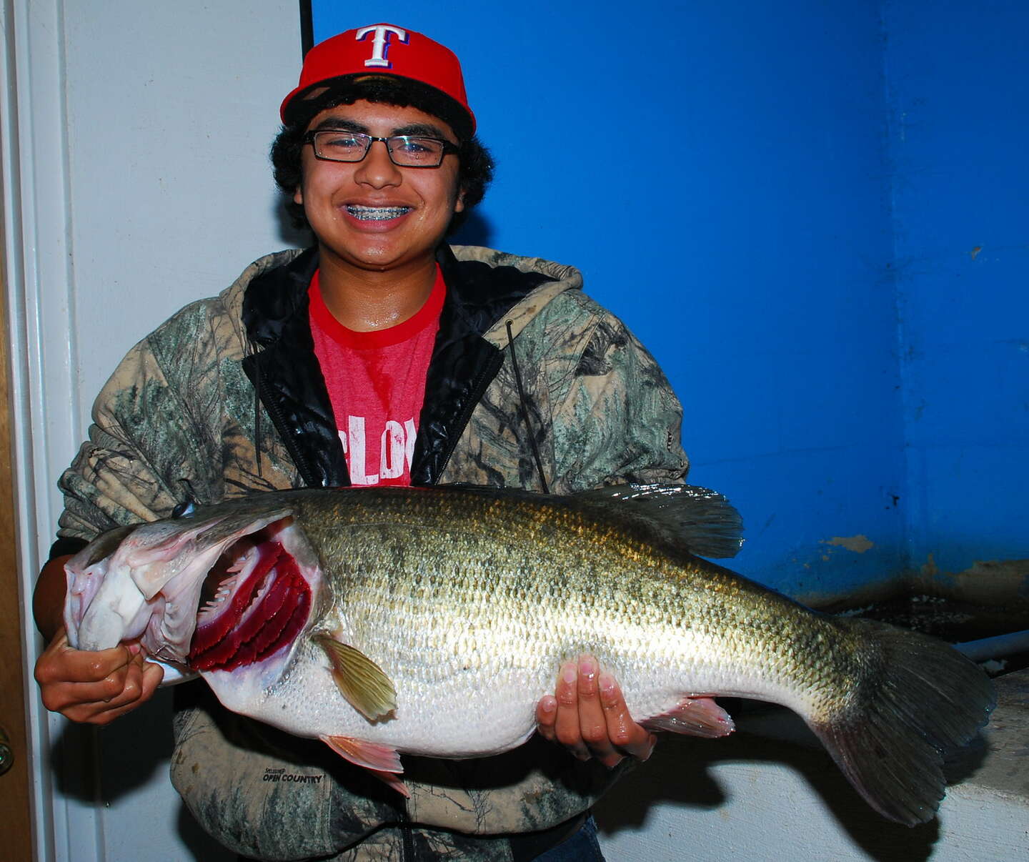 Photos of the biggest largemouth bass in Texas
