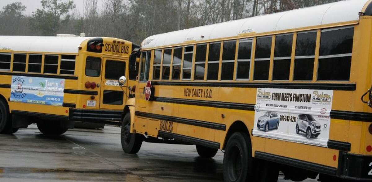 NCISD unveils school buses featuring advertisements