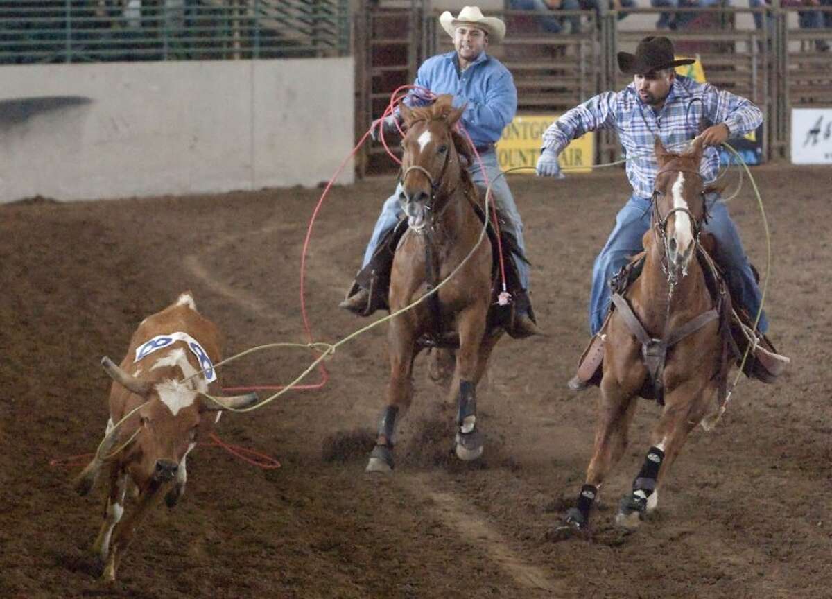 Contestants rope, tackle, tie in Ranch Rodeo