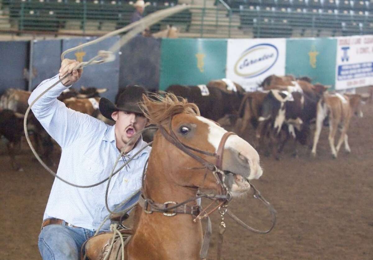 Contestants rope, tackle, tie in Ranch Rodeo