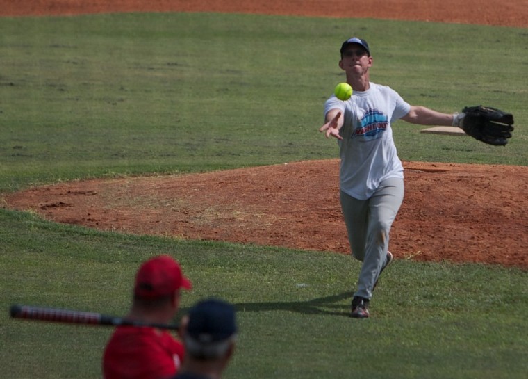 Police, Firefighters play ball