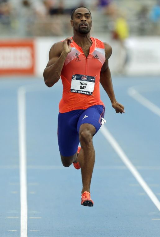Sprinter Gay tested positive at U.S. nationals