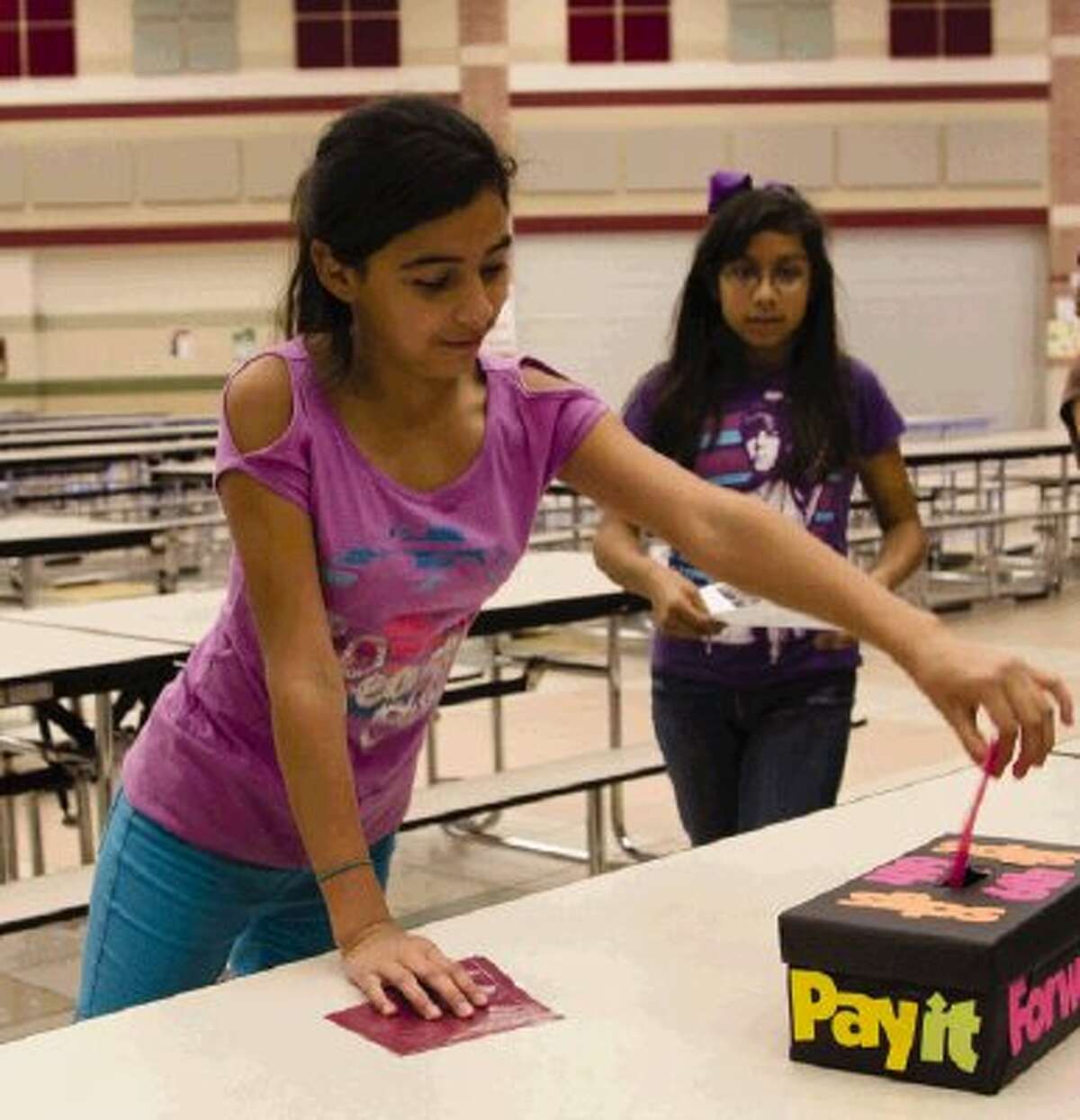 Bozman students paying it forward