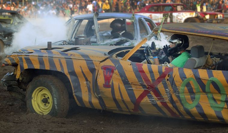 Volunteer fire brigade backed by demolition derby