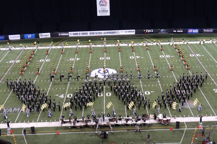 TWHS Marching band wins first at Bands of America National contest