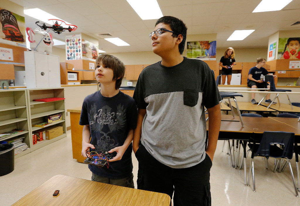 Student-designed drones soar