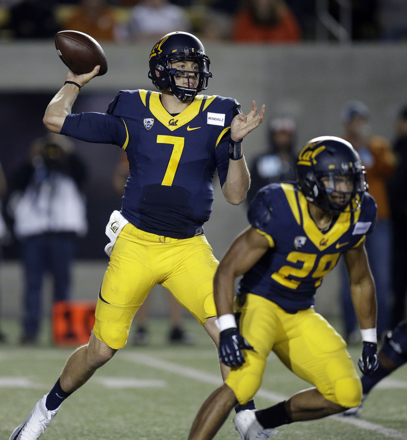 COLLEGE FOOTBALL: Webb throws 4 TD passes to lead Cal past No. 11 Texas