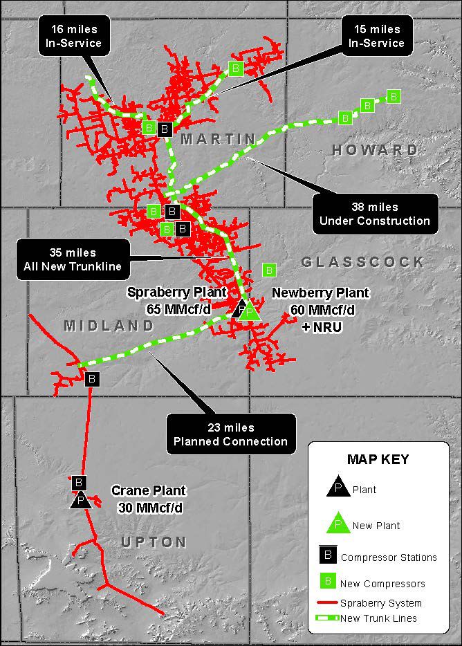 Infrastructure growth follows development trends in Midland Basin