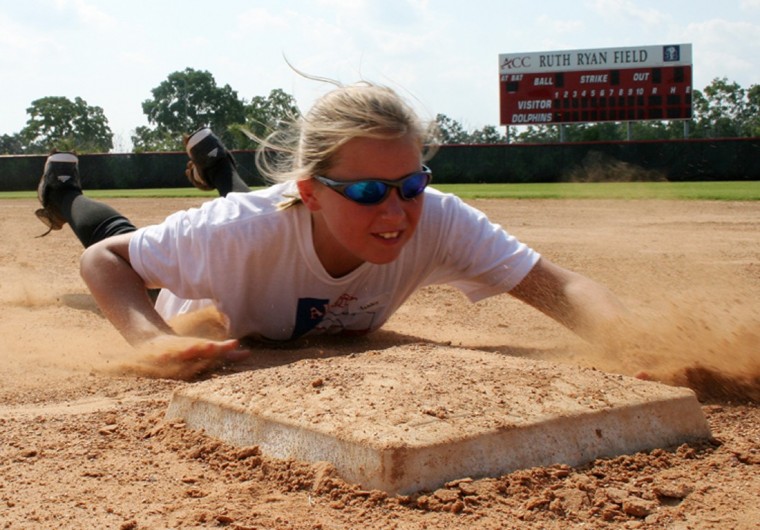 ACC Lady Dolphins host softball camp