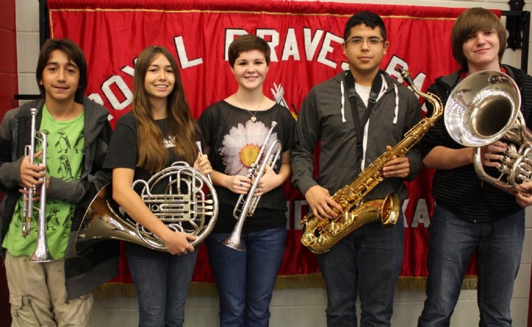 Five Cleveland High School students make All-State Band