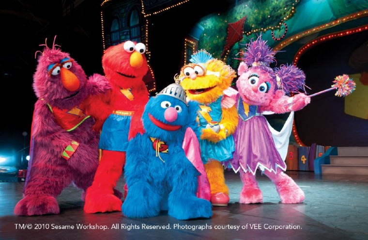 Elmo and friends arrive in Houston Feb. 10