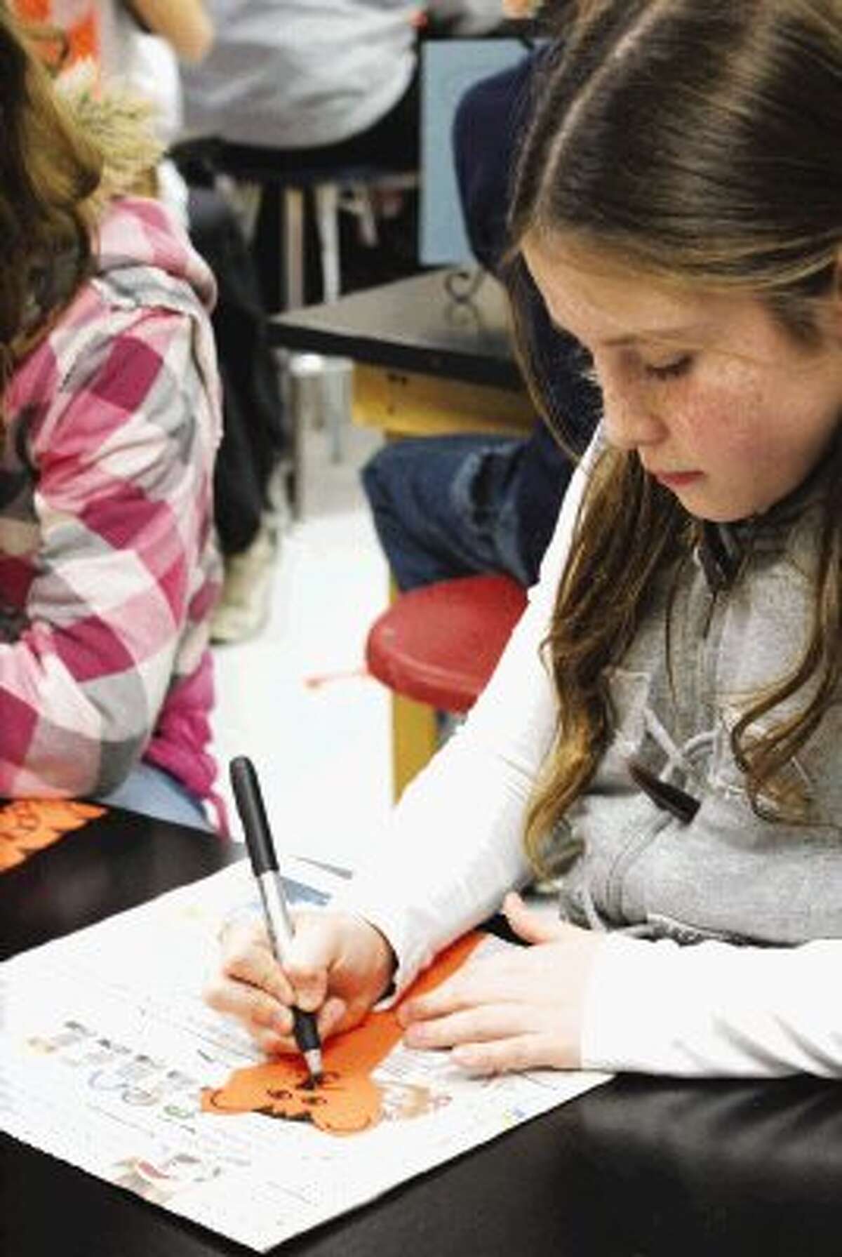 Theiss students crunching the numbers