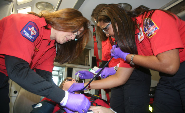 Female EMS workers juggle their career and motherhood