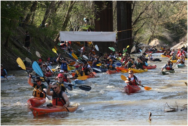 Celebrate 40 years of canoe, kayak racing at 2012 Buffalo Bayou Regatta