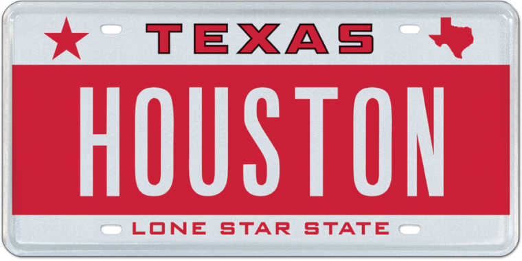 'HOUSTON' license plate goes for record $25,000
