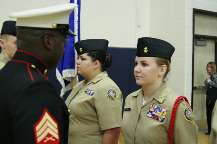 Navy JROTC program undergoes annual inspection