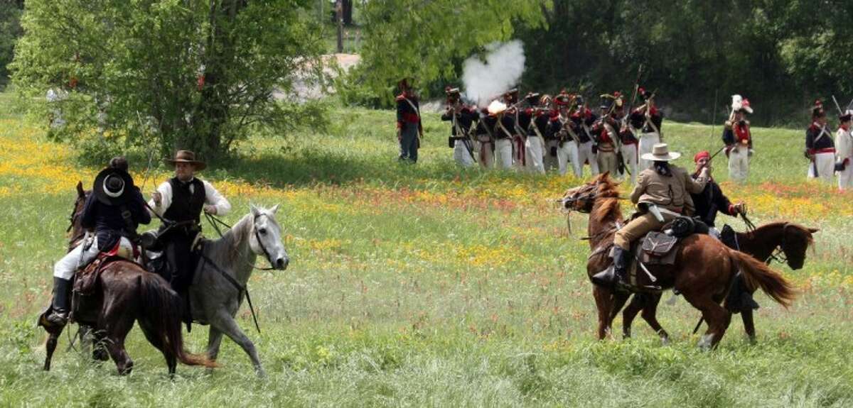 Goliad Massacre re-enactment photos