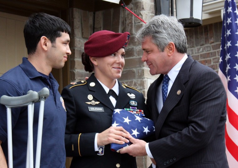 Houston-area wounded warrior has her sacrifice honored with new home