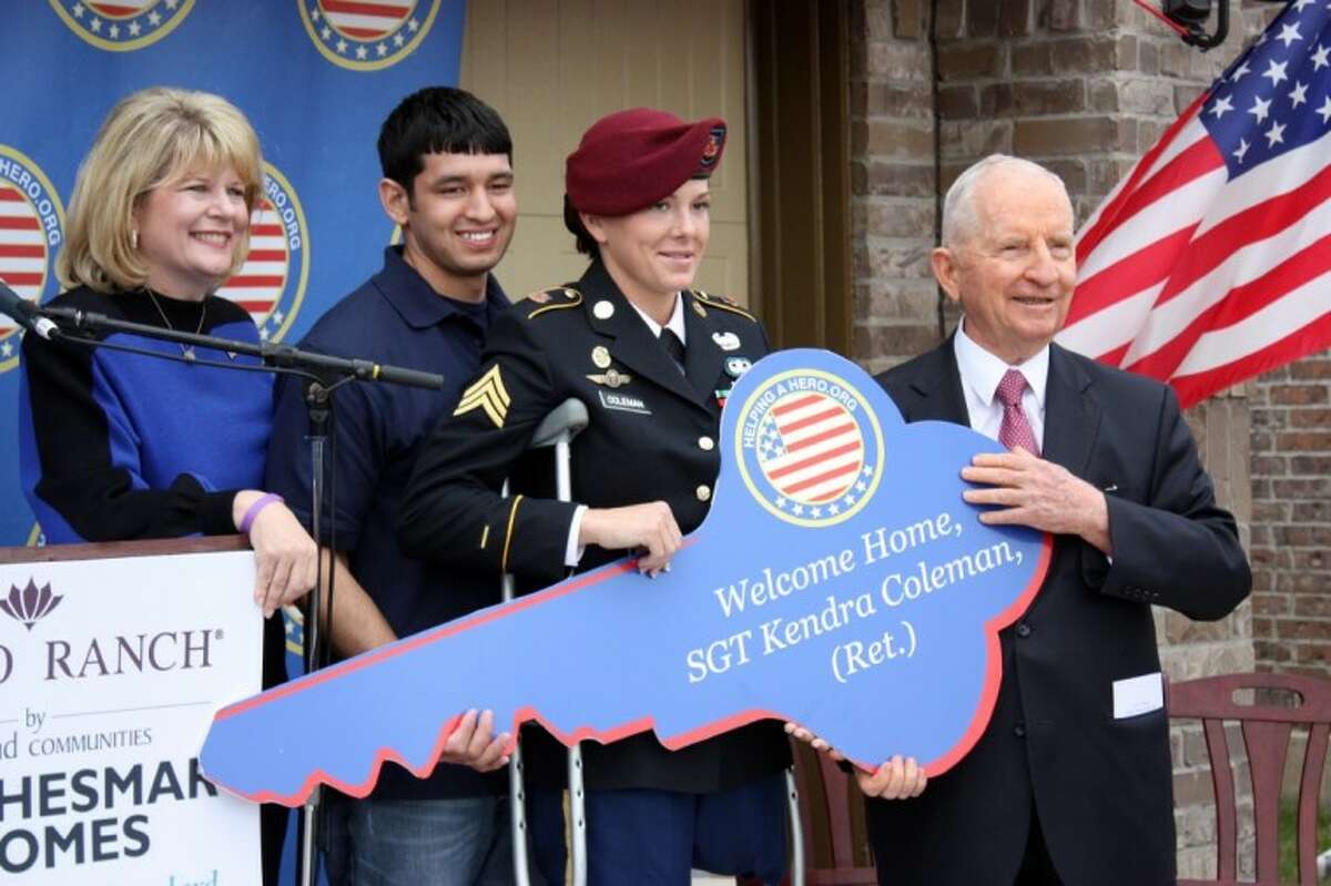 Houston-area wounded warrior has her sacrifice honored with new home