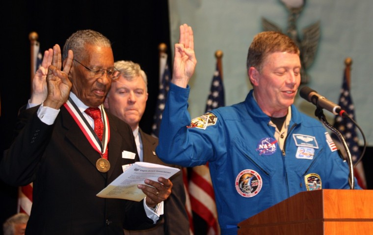 Astronaut encourages new Eagle Scouts to seek more mountain top experiences