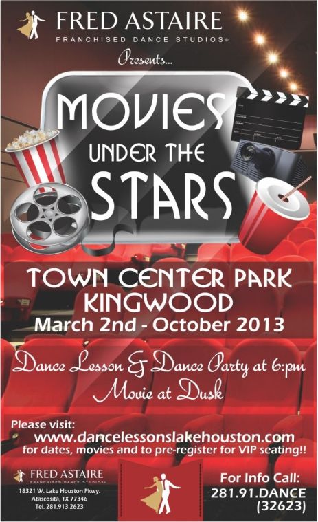 Movies under the Star brings family-fun to Kingwood’s Town Center April 5