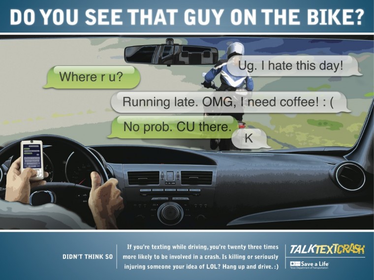 TxDOT launches ‘Talk. Text. Crash.’ campaign