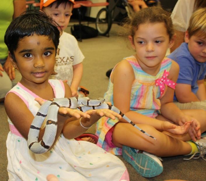 Snakes in library a hands-on hit for summer readers