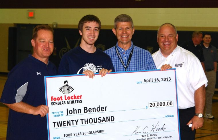 Bender overcomes illness, wins student-athlete scholarship