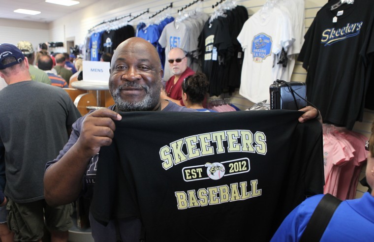 Skeeters fans celebrate inaugural game with excitement, pride