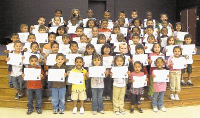 Perfect attendance in preschool