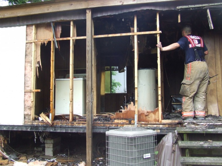 Mobile home burned as couple prepares to move in