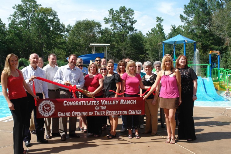Valley Ranch residents take dip in new pool