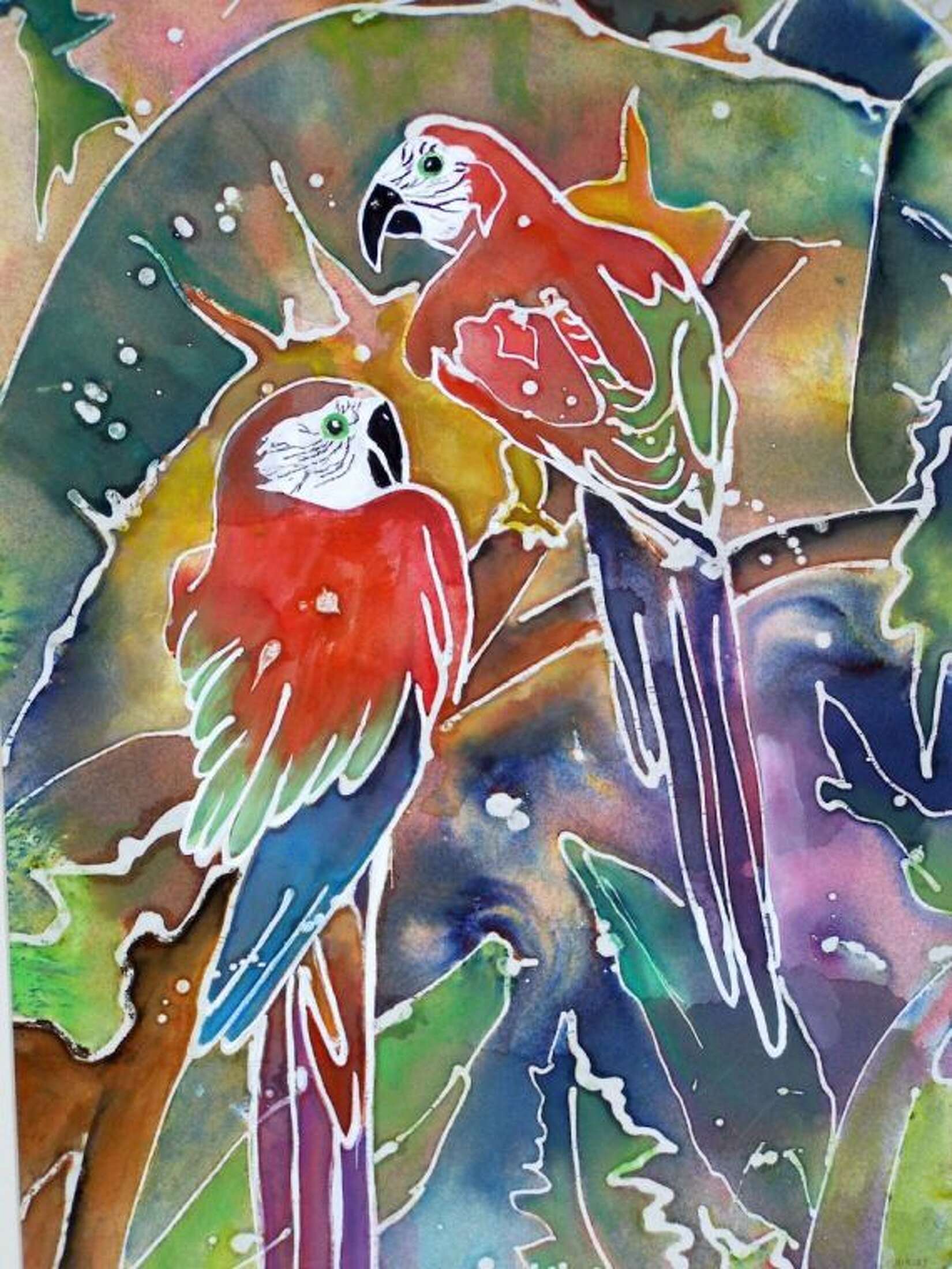 University Branch Library presents artist demonstration of wax batik ...